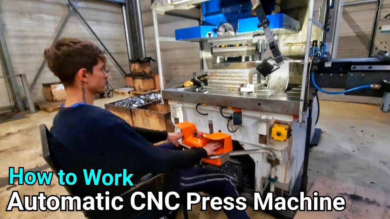 How to Make Steel Block | Automatic CNC Press Machine | Factory Work ...