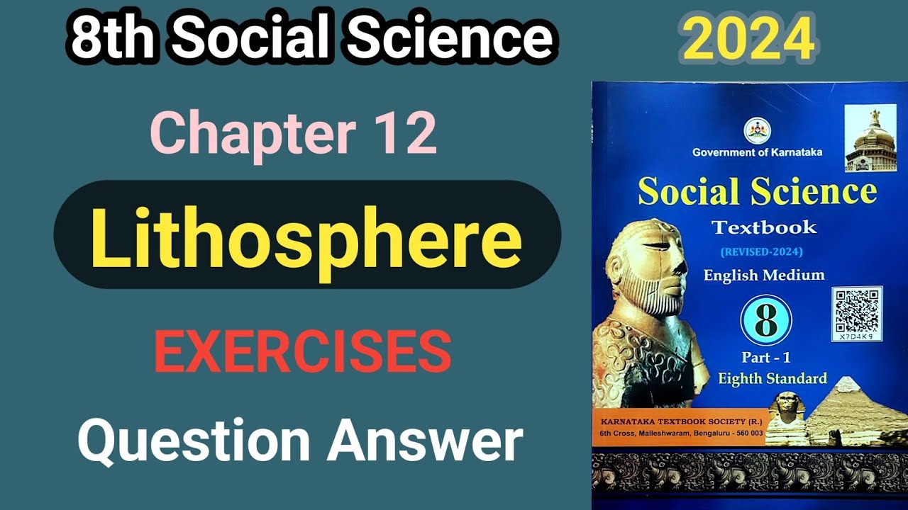 8th class Social Science Lithosphere Question Answer | Chapter 12 - YouTube