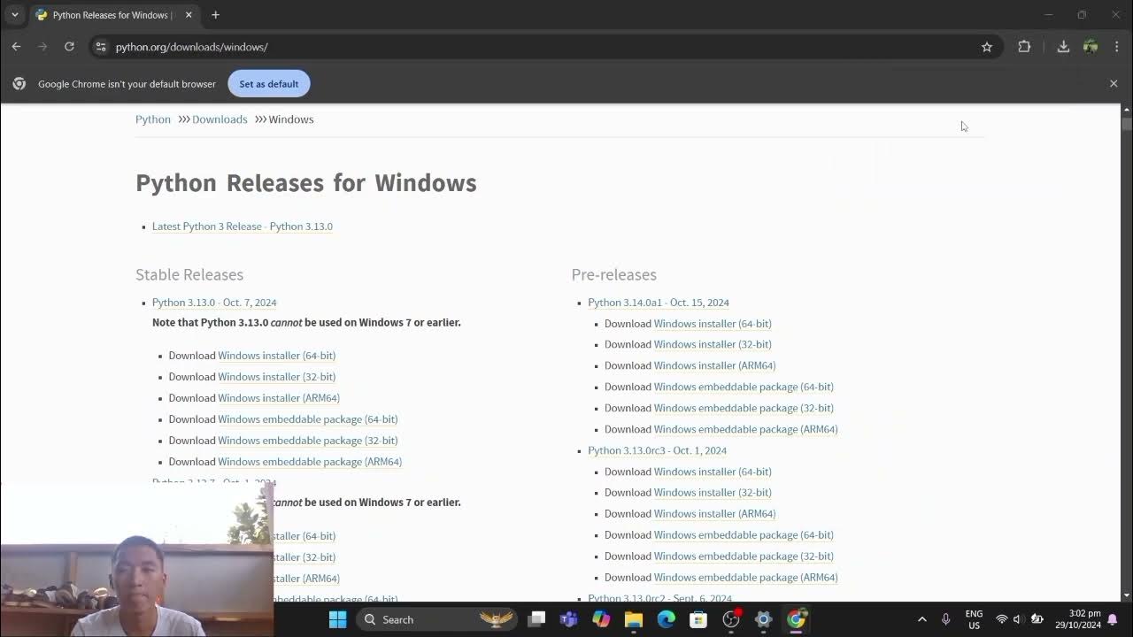 Getting Started with Python: Installing Python on Windows - YouTube