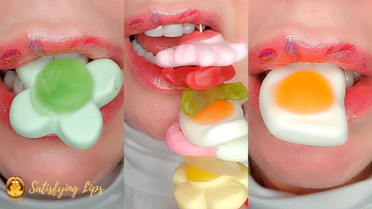 ASMR Eating Easter CANDY Kebabs MUKBANG 먹방 - YouTube