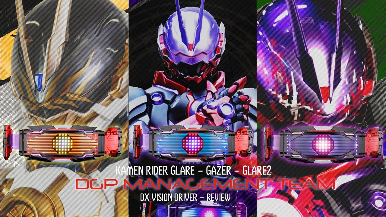 LOG IN! GLARE - GAZER - GLARE 2 - KAMEN RIDER GEATS - DX VISION DRIVER REVIEW รีวิว - YouTube