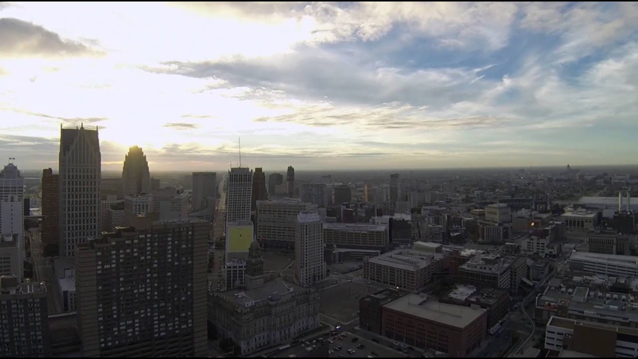 skyline - Detroit Drone Aerial Video - YouTube