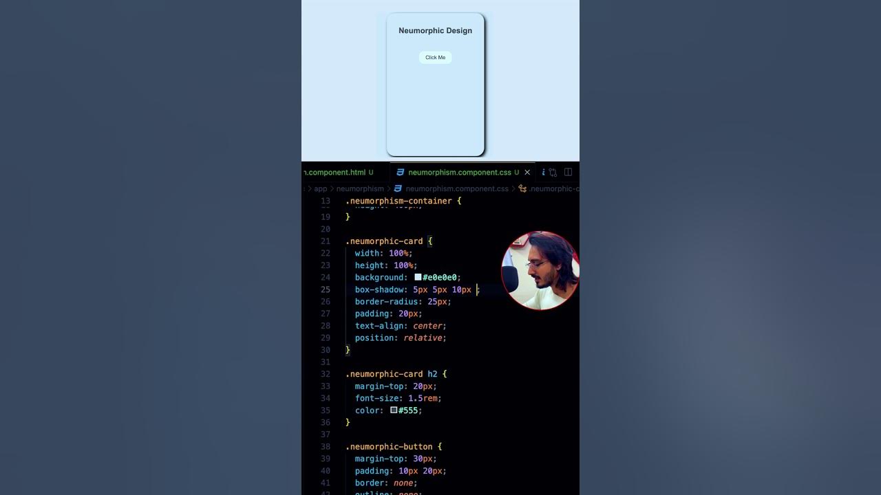 Master Neumorphism in 60 Seconds! | CSS Tricks #10 - YouTube