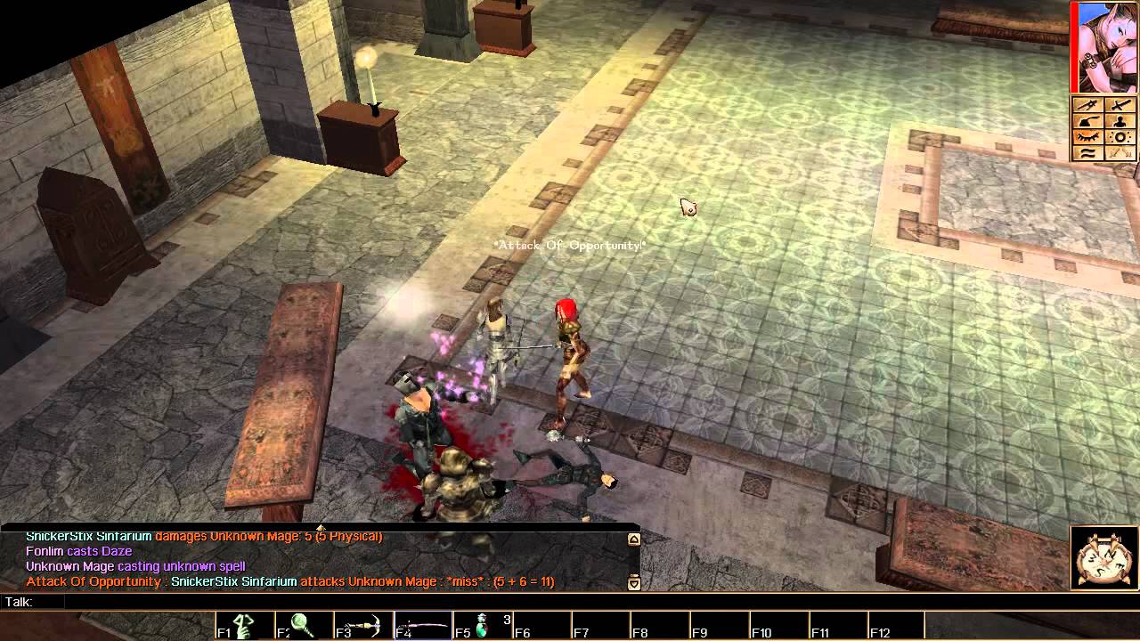 Let's Play NWN - Part 3 - Meet Aribeth De Tylmarande - YouTube