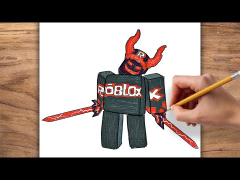 How To Draw Guest 666 from Steal a Brainrot - Roblox