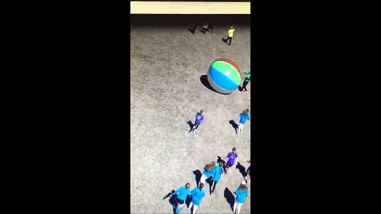 Girl Gets Knocked Out By Life Size Beach Ball... Fail!! Filmed By DJI ...