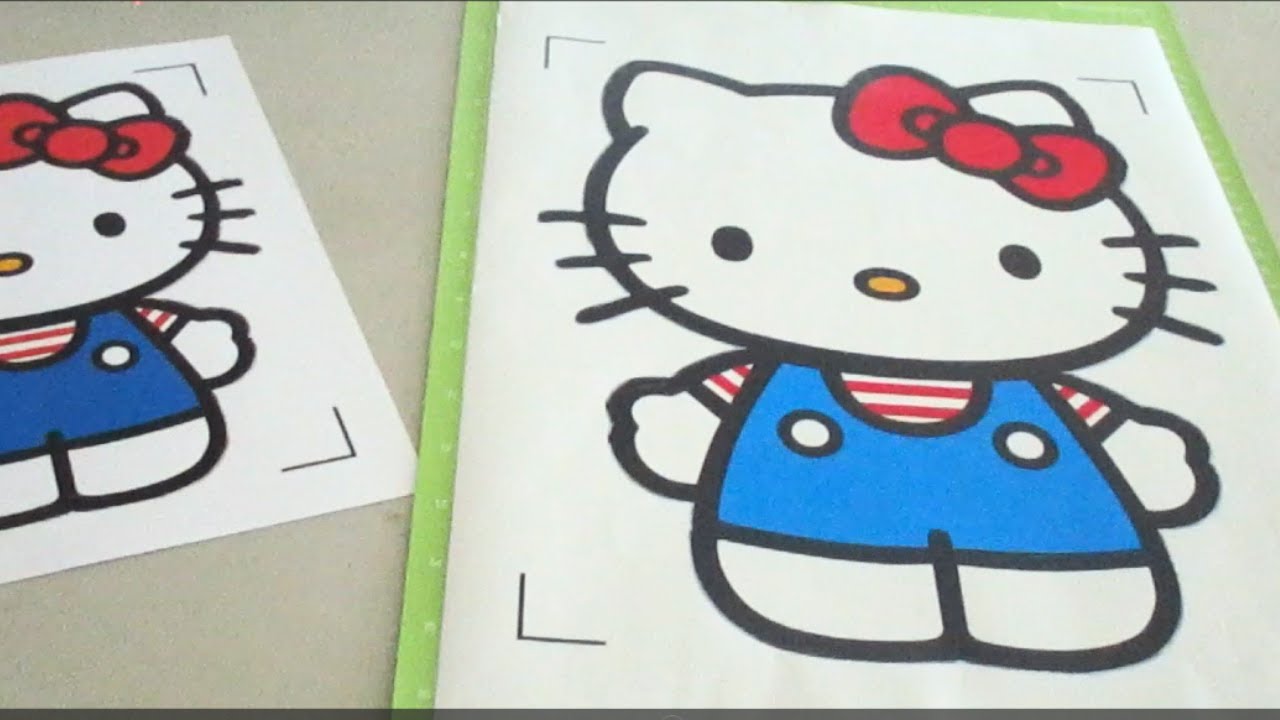 DE TAMAÑO CARTA A TABLOIDE EN CRICUT| PRINT AND CUT GRANDE| IMPRIMIR Y ...