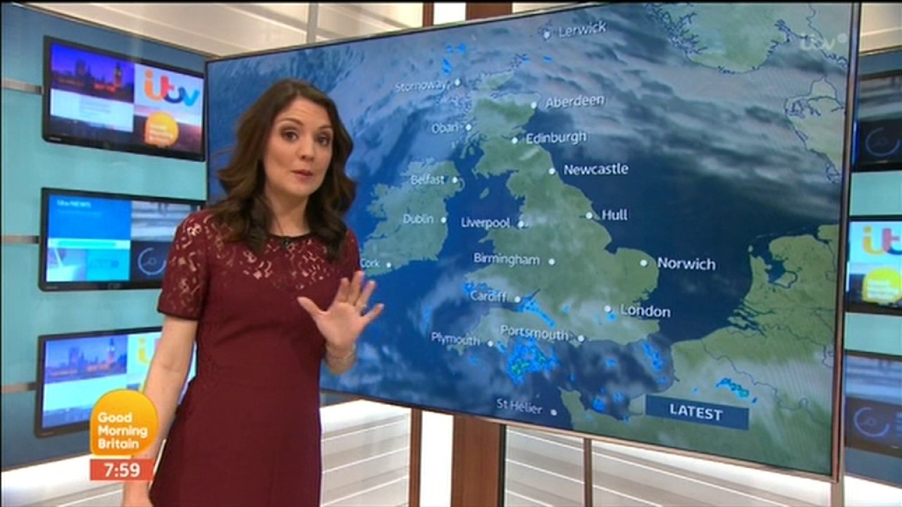 Laura Tobin GMB Weather 2017 05 11 - YouTube