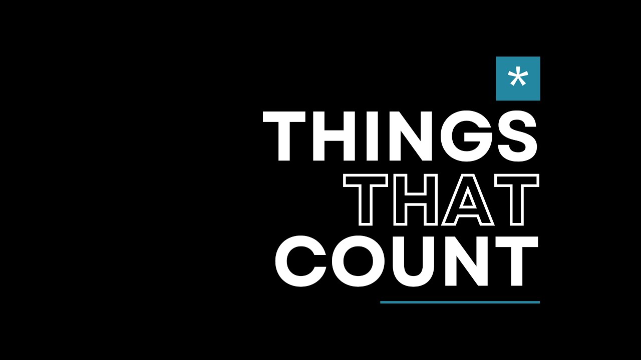 Things That Count, part 1 - YouTube