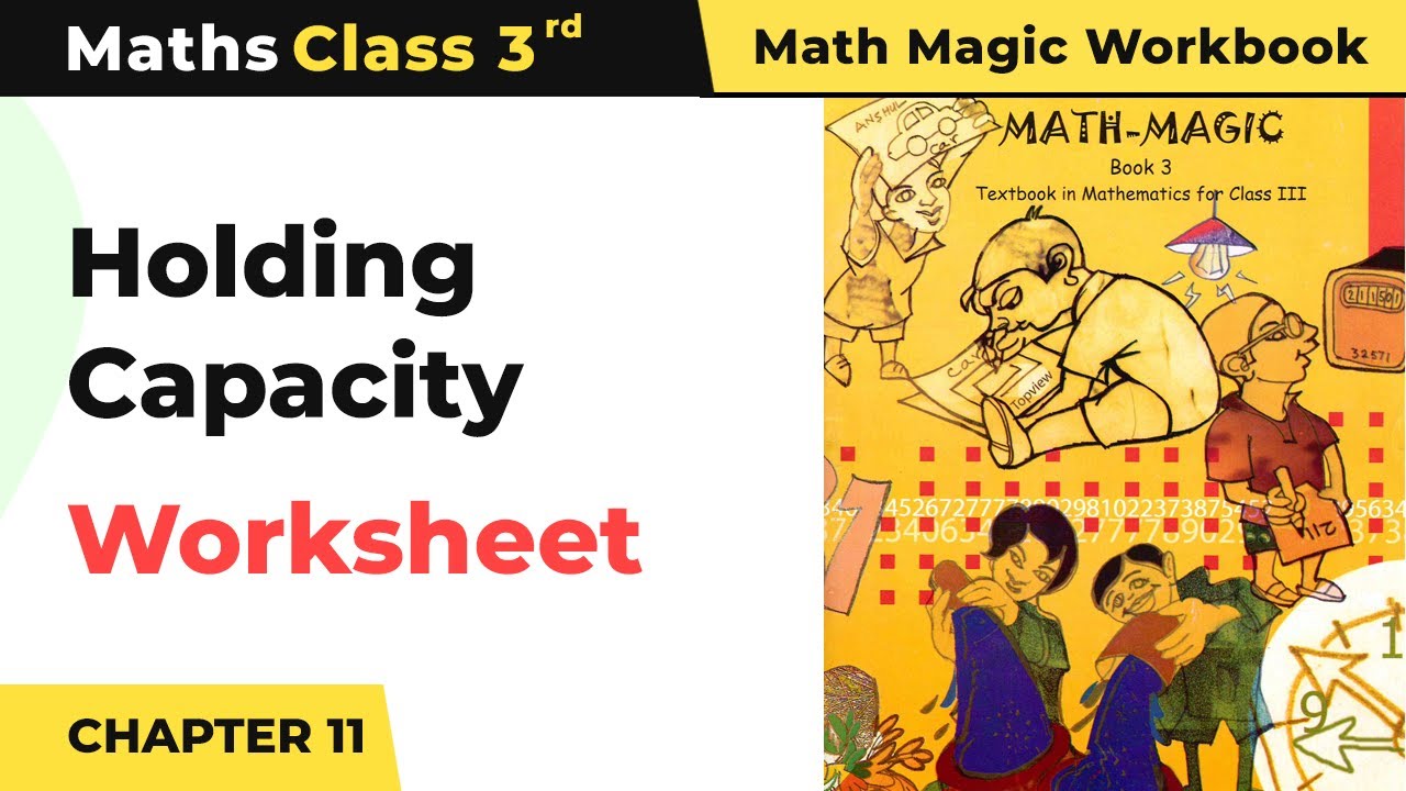 Holding Capacity - Jugs And Mugs Worksheet | Class 3 Maths Chapter 11 ...