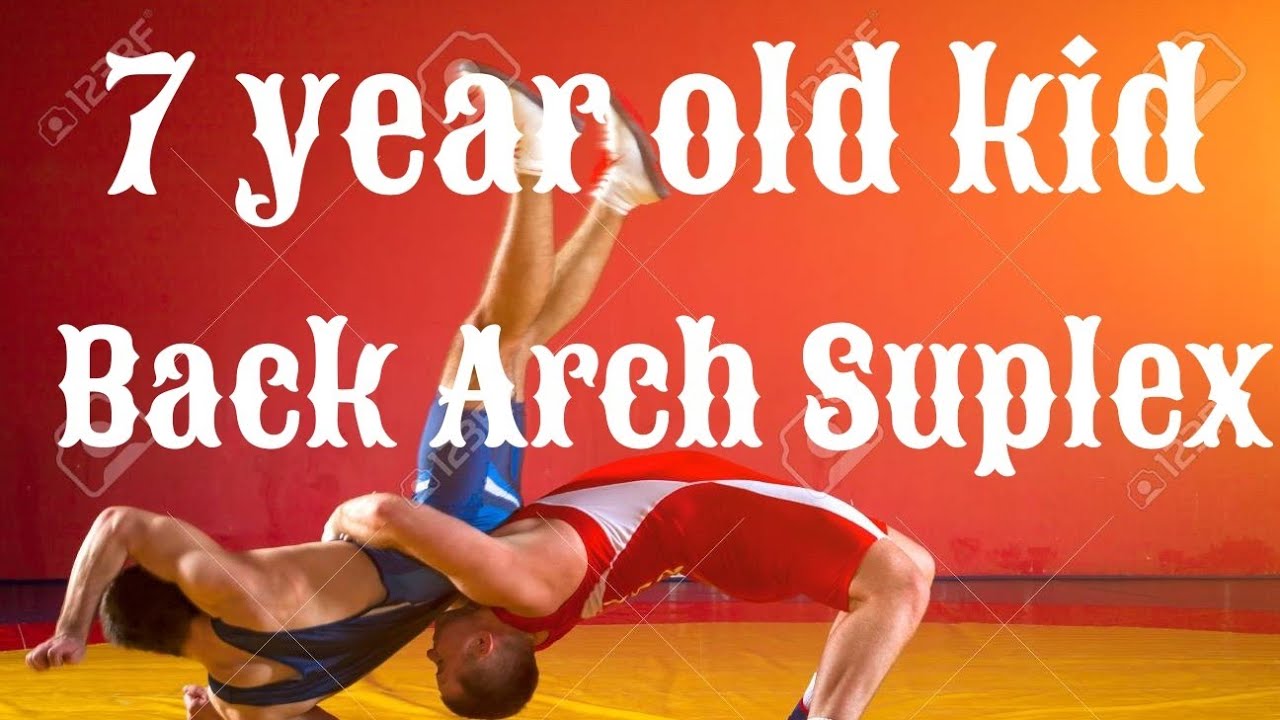 7 year old Dagestan kid training to get the perfect belly arch suplex ...