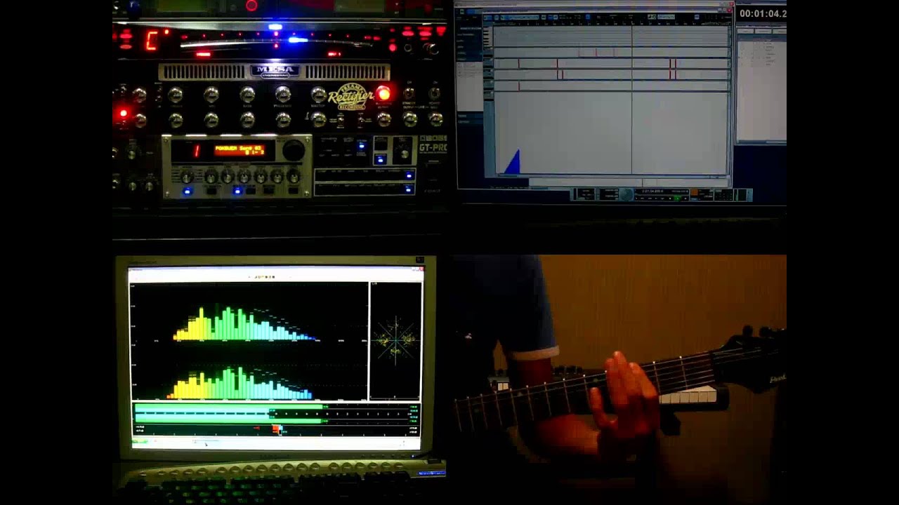 Midi Sync Guitar Rack System - YouTube