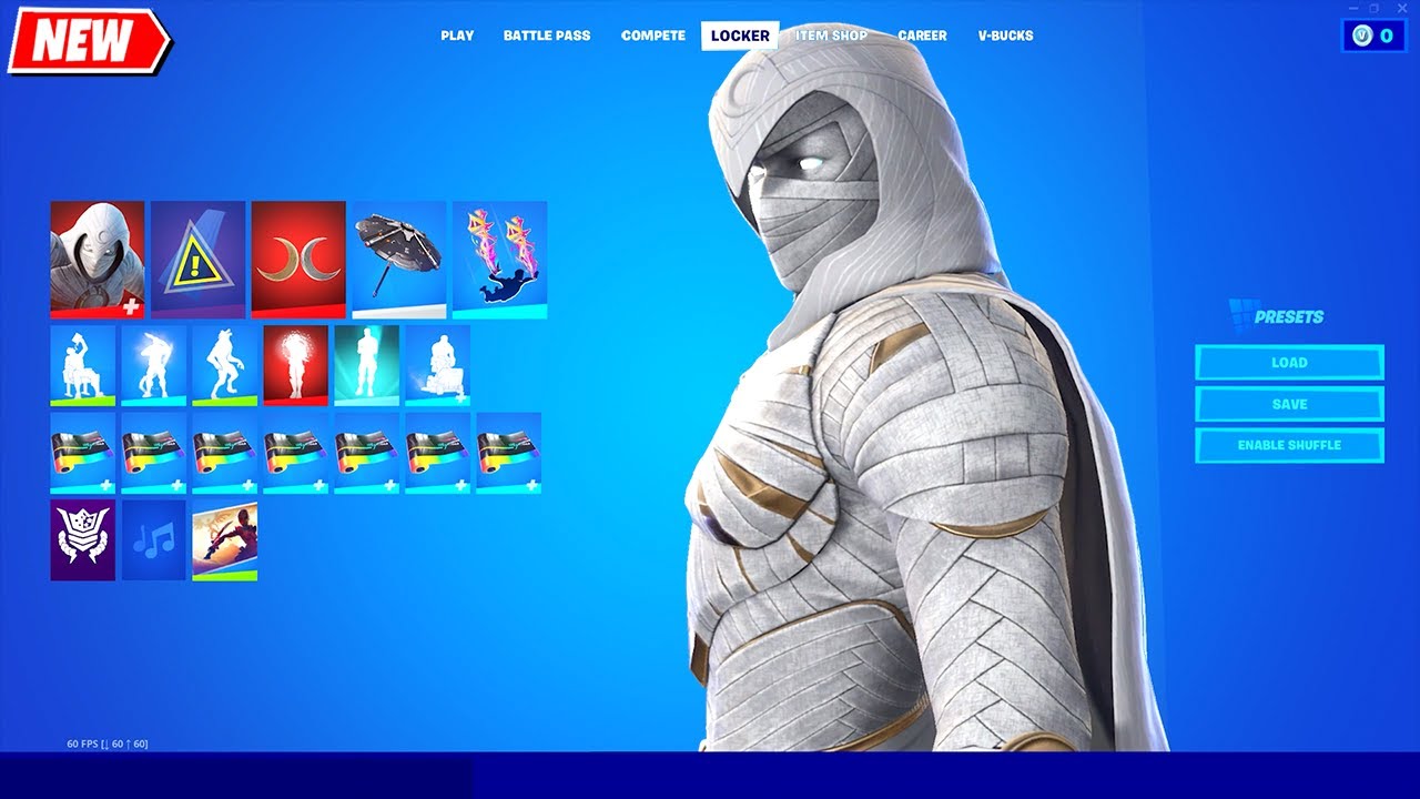 Fortnite Moon Knight showcase シ - YouTube