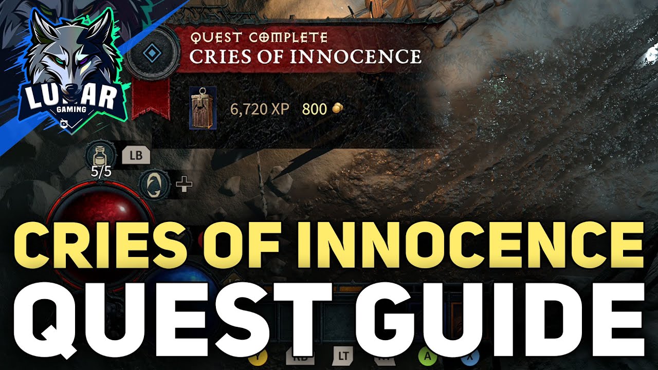 Cries of Innocence Quest Walkthrough (Black Asylum) Diablo 4 - YouTube