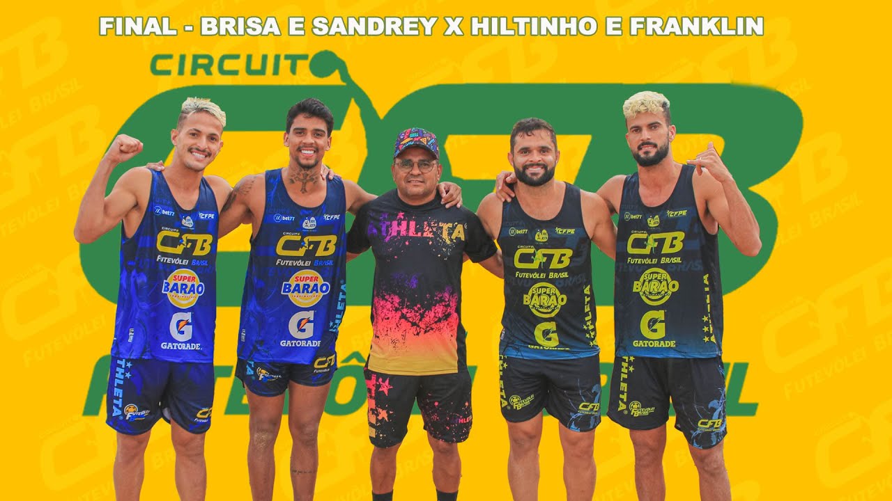 FINAL 8º CIRCUITO FUTEVÔLEI BRASIL - HILTINHO E FRANKLIN VS BRISA E ...