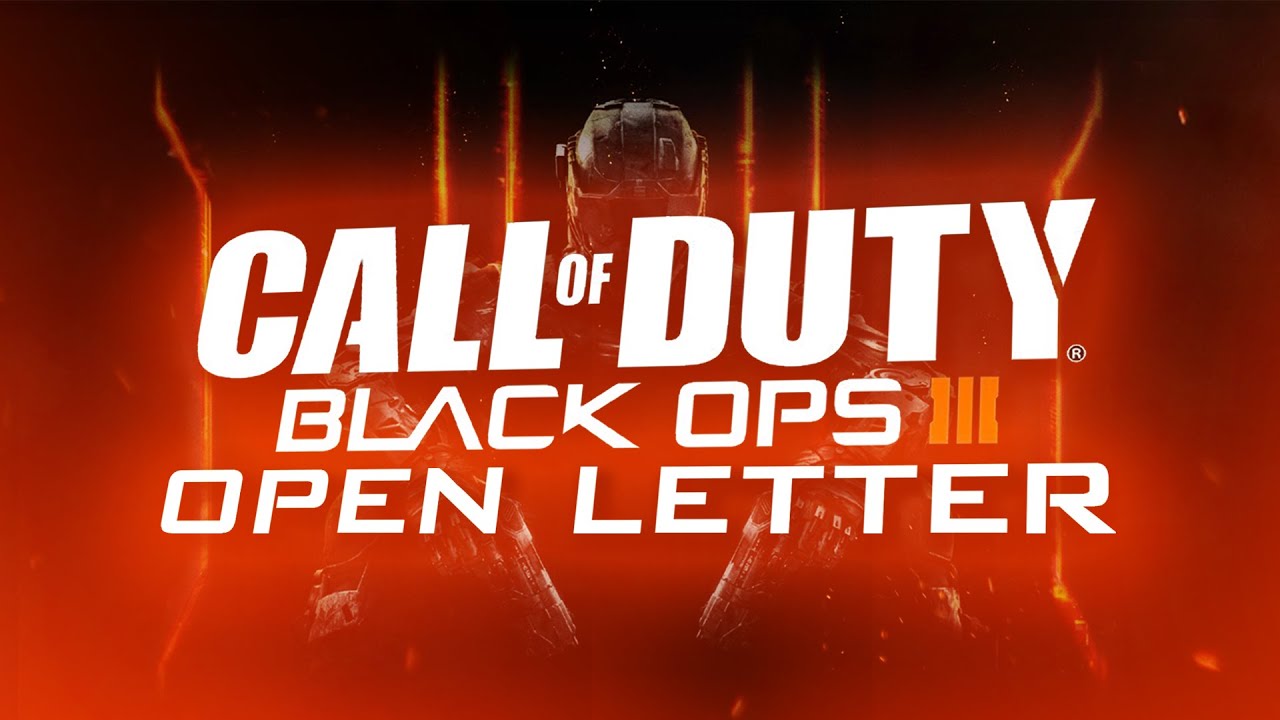 Open Letter: Call of Duty Black Ops 3 Multiplayer Gameplay Precautions ...
