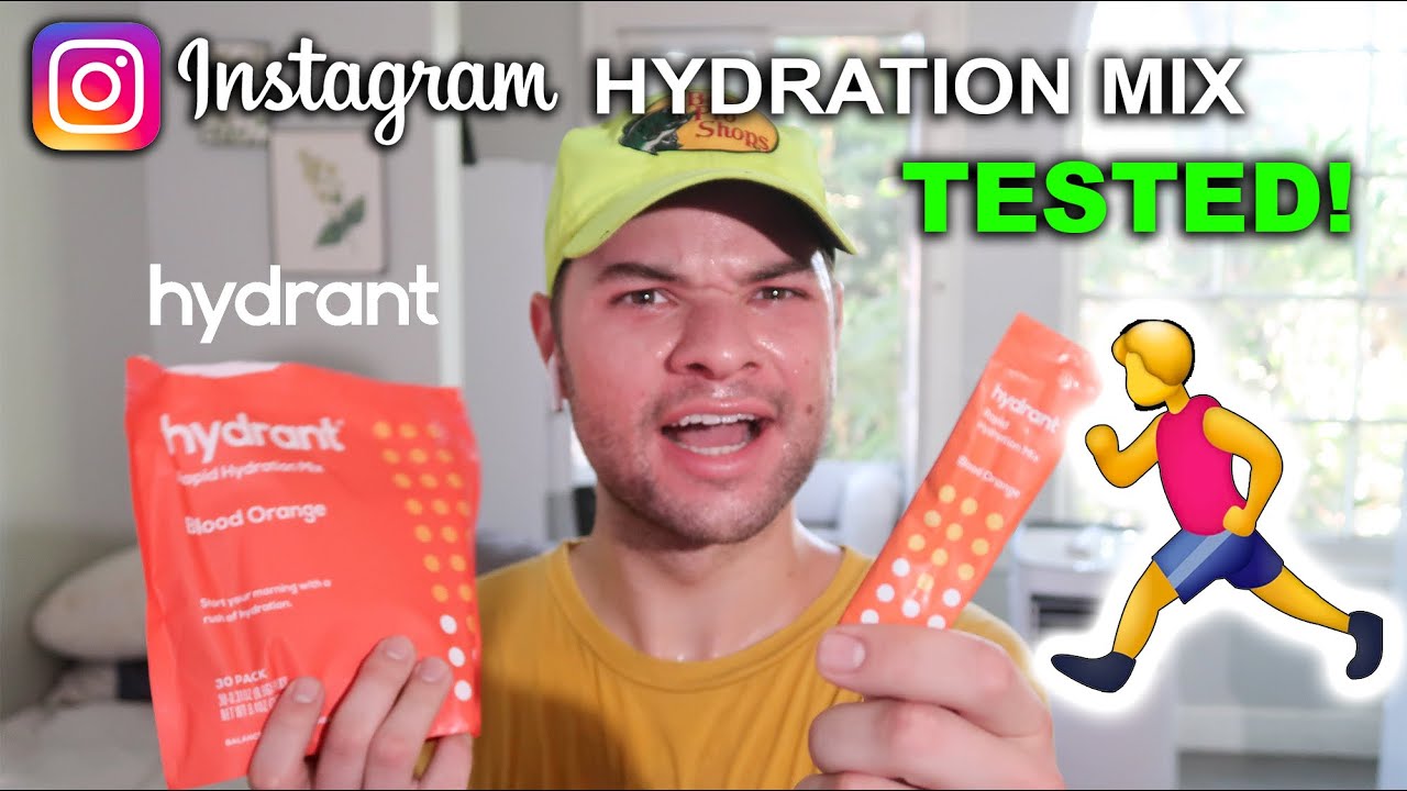 Trying Instagram Products! Hydrant Quick Hydration Drink Mix Review ...