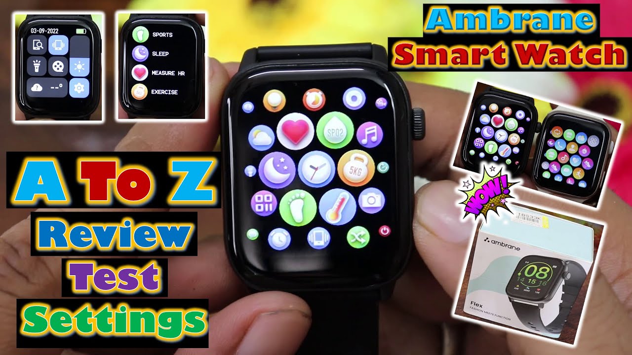 Smart Watch A to Z Review Test Setting | Smart Watch Settings ...