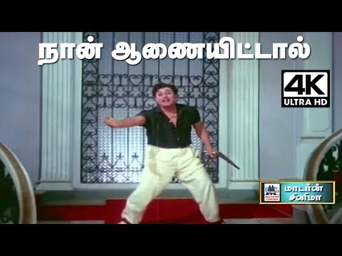 Naan Anaiyittal 4K | காலத்தால் அழியாத புரட்சி தலைவரின் புகழ் பரப்பும் பாடல் நான் ஆணையிட்டால்