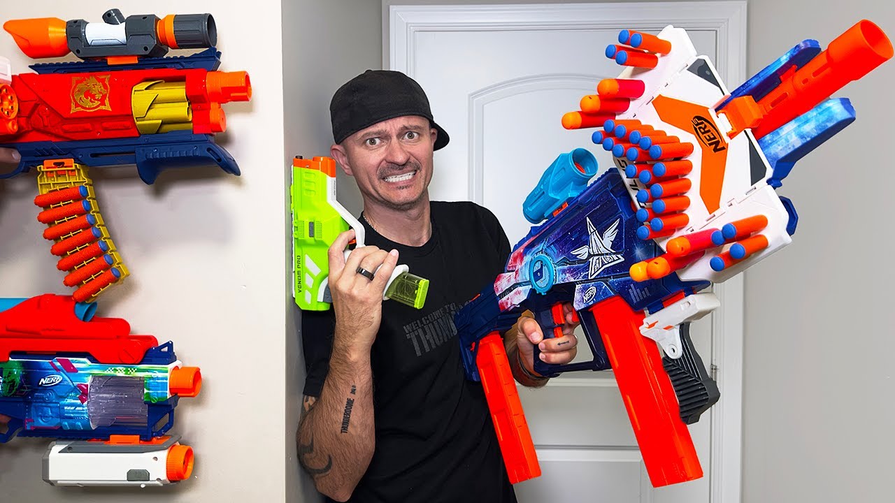 NERF WAR: Kid vs Dad SHOWDOWN 4 - YouTube