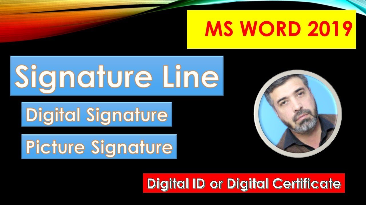 Add A Signature Line Digital Signature Line MS Word 2020 YouTube Add A Signature Line Digital Signature Line MS Word 2020 YouTube