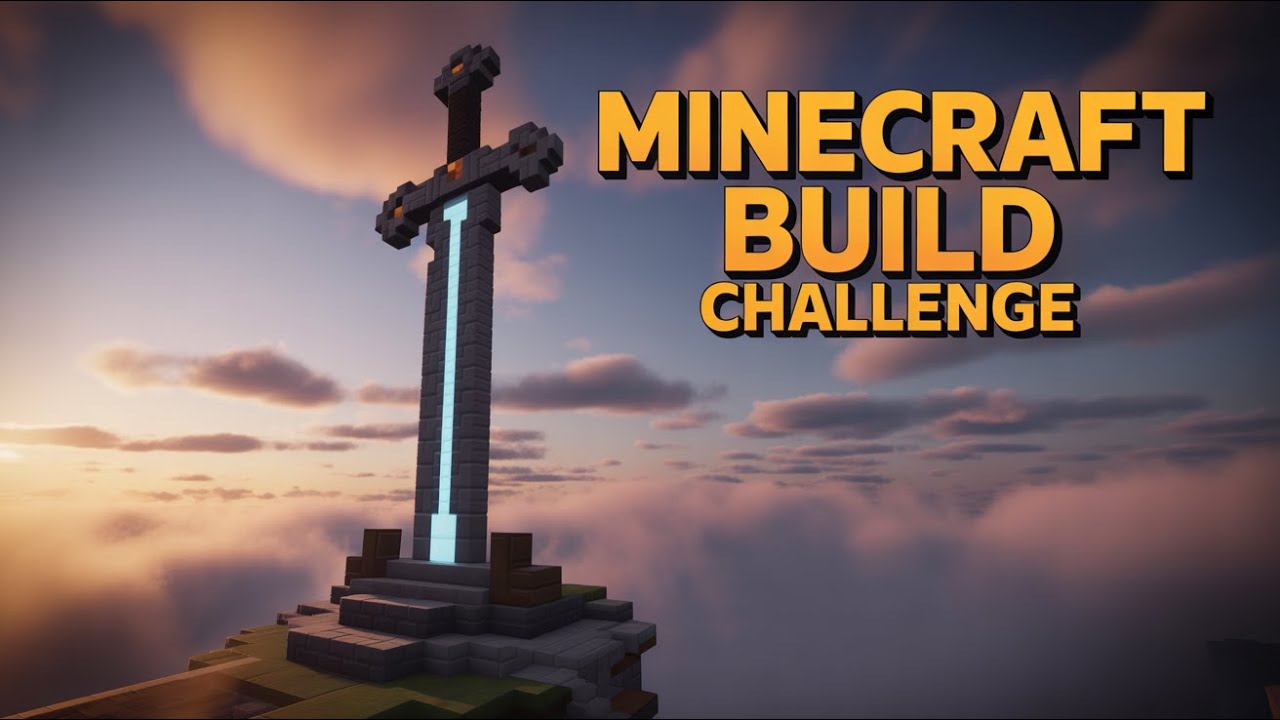 I Build a MASSIVE Sword Statue in Minecraft! - YouTube