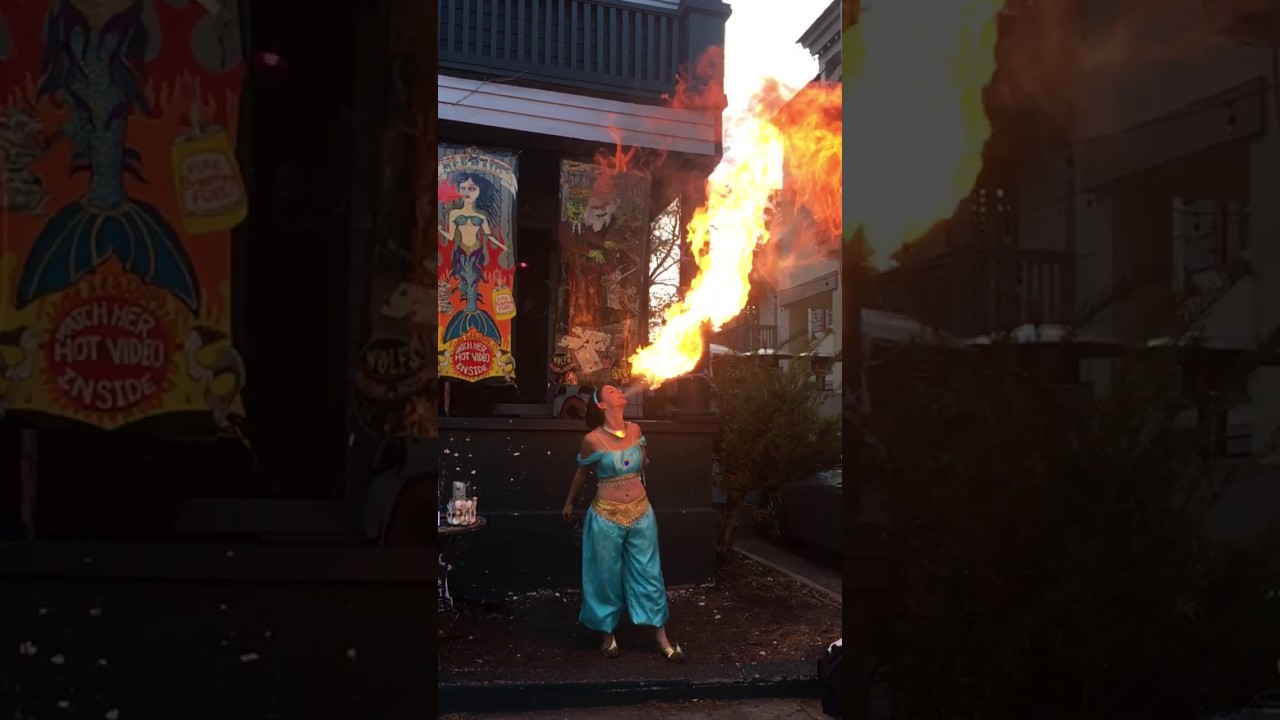 @trinamason fire breathing Disney princess jasmine - YouTube