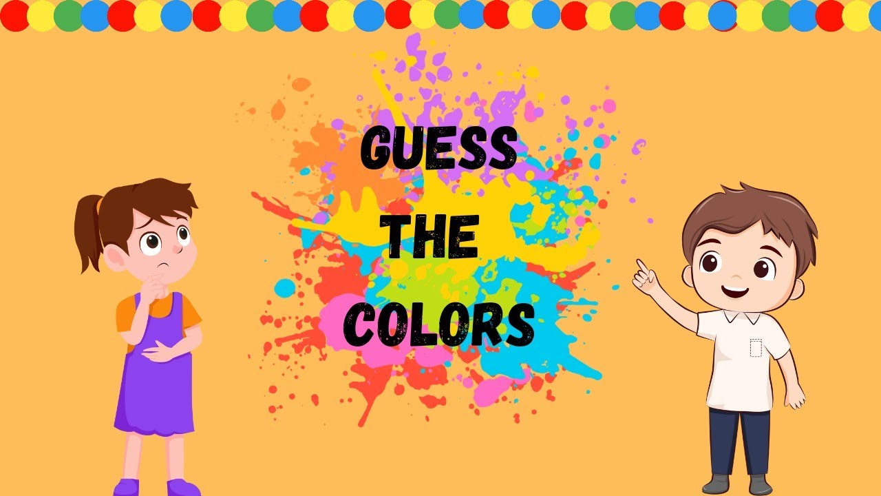 Color Guessing Quiz Game | Kids Learning Videos - YouTube