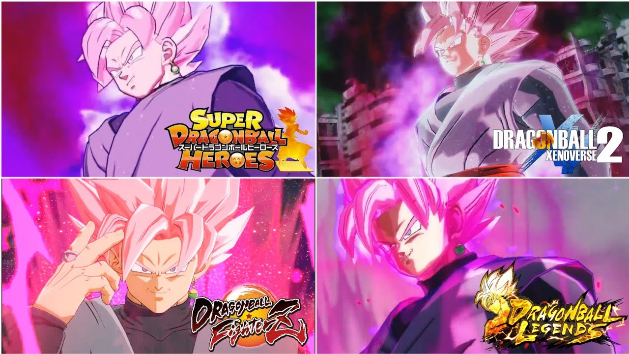ALL SUPER SAIYAN ROSE GOKU BLACK TRANSFORMATIONS IN DRAGON BALL GAMES 🔥 ...