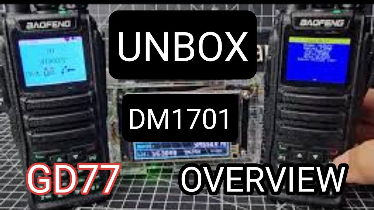 BARGAIN - BAOFENG DM1701 - V/UHF Analogue & DMR - YouTube