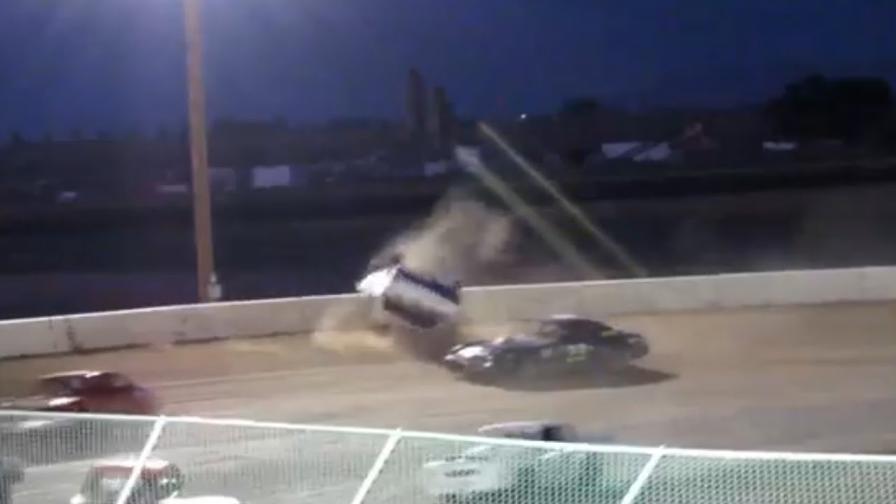 Millard County Raceway Hobby Stock Main Event 8/24/18 - YouTube