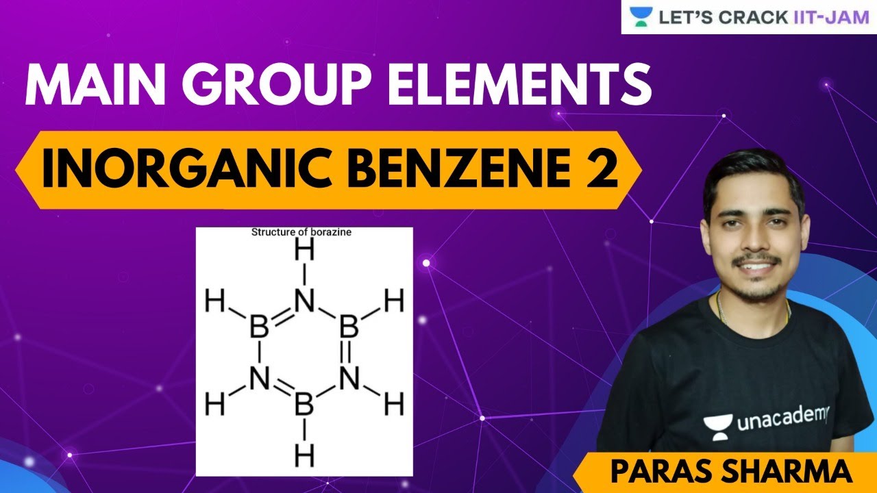 Main Group Elements: Inorganic Benzene 2 | IIT JAM Chemistry | Let's ...