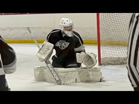 Carson McDonald 2005 Goalie Jr Reign VS West Coast Renegades AAA - YouTube