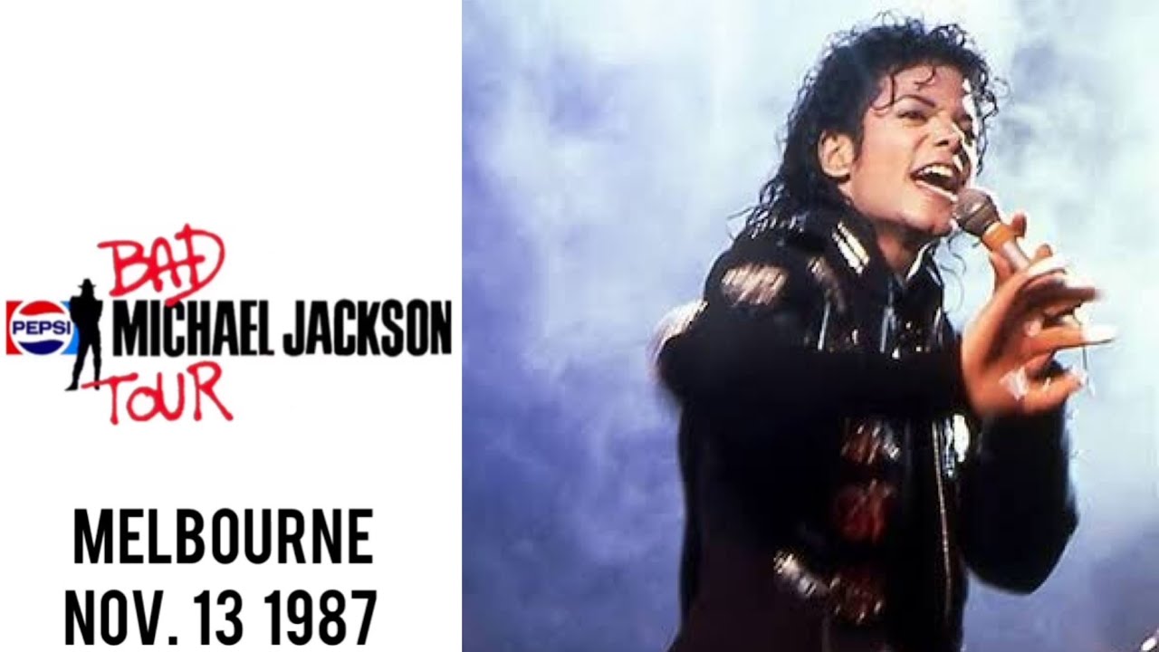 Michael Jackson - Bad Tour Live in Melbourne (November 13, 1987) - YouTube