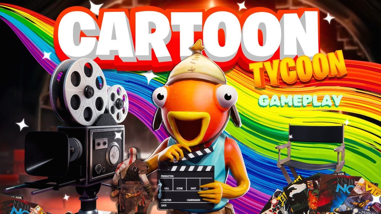 CARTOON TYCOON Fortnite (Hire Cartoon Artists, DROPPERS, BUILDING ...