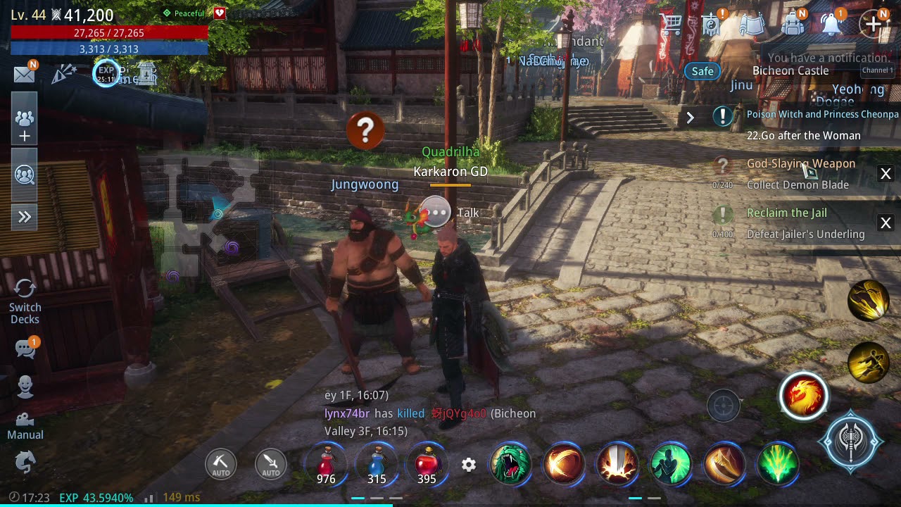 MIR4 - "God Slaying Weapon" Request Mission – Collect Demon Blade - YouTube