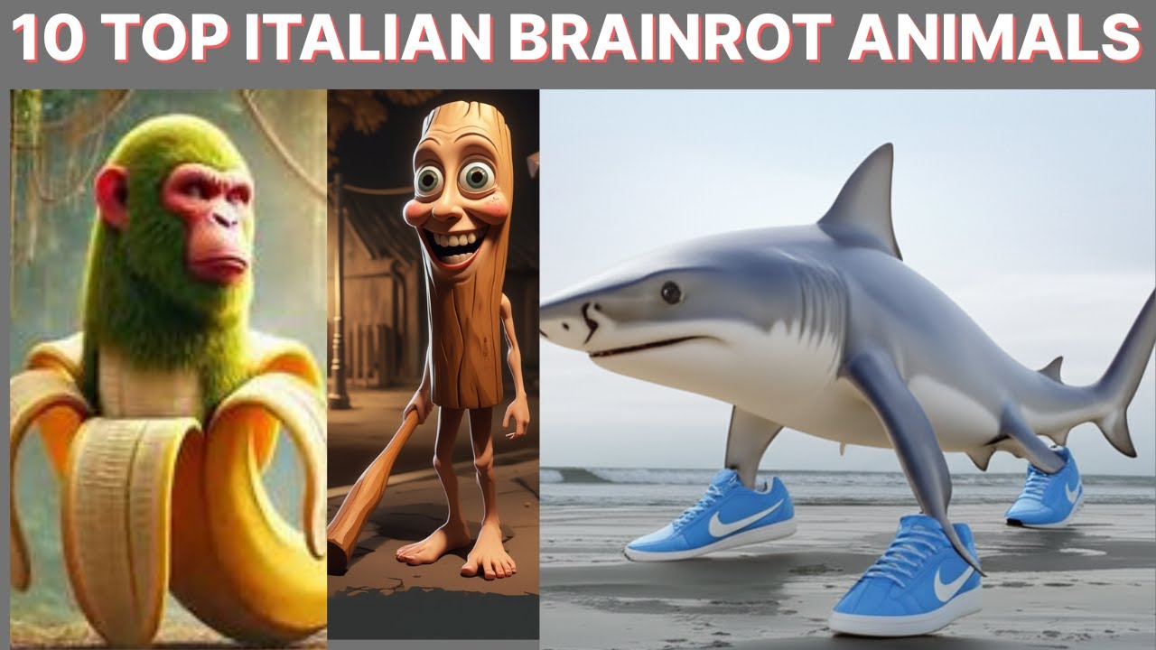 Top 10 Italian Brainrot Animals | quizzical fun hub - YouTube