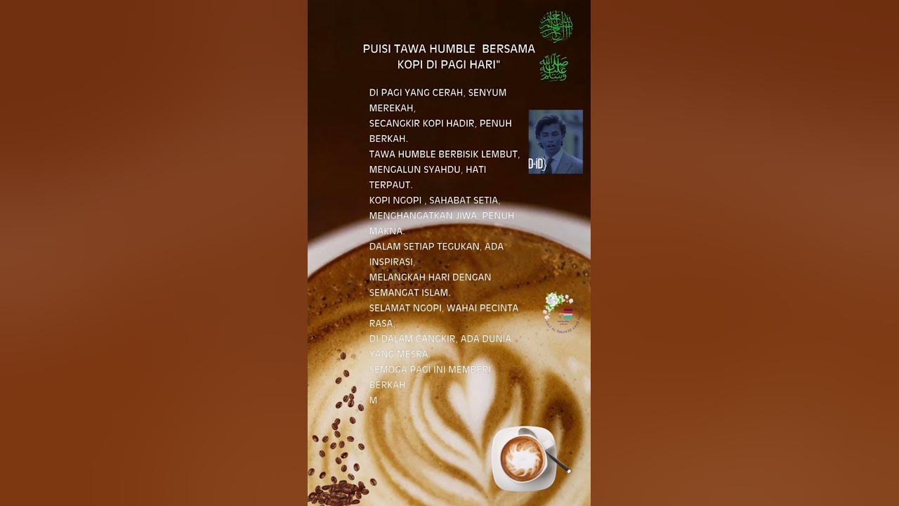 Puisi 43 Menulis kebaikan kopi part 93 - YouTube