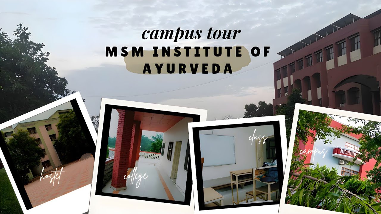 MSM Institute OF Ayurveda campus vlog 🩺||campus diaries 🍂 #medico # ...