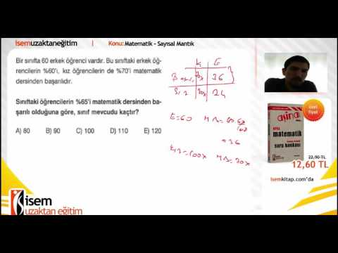 9) İlyas Güneş - KPSS Matematik çıkması Muhtemel Sorular-9 (2016)