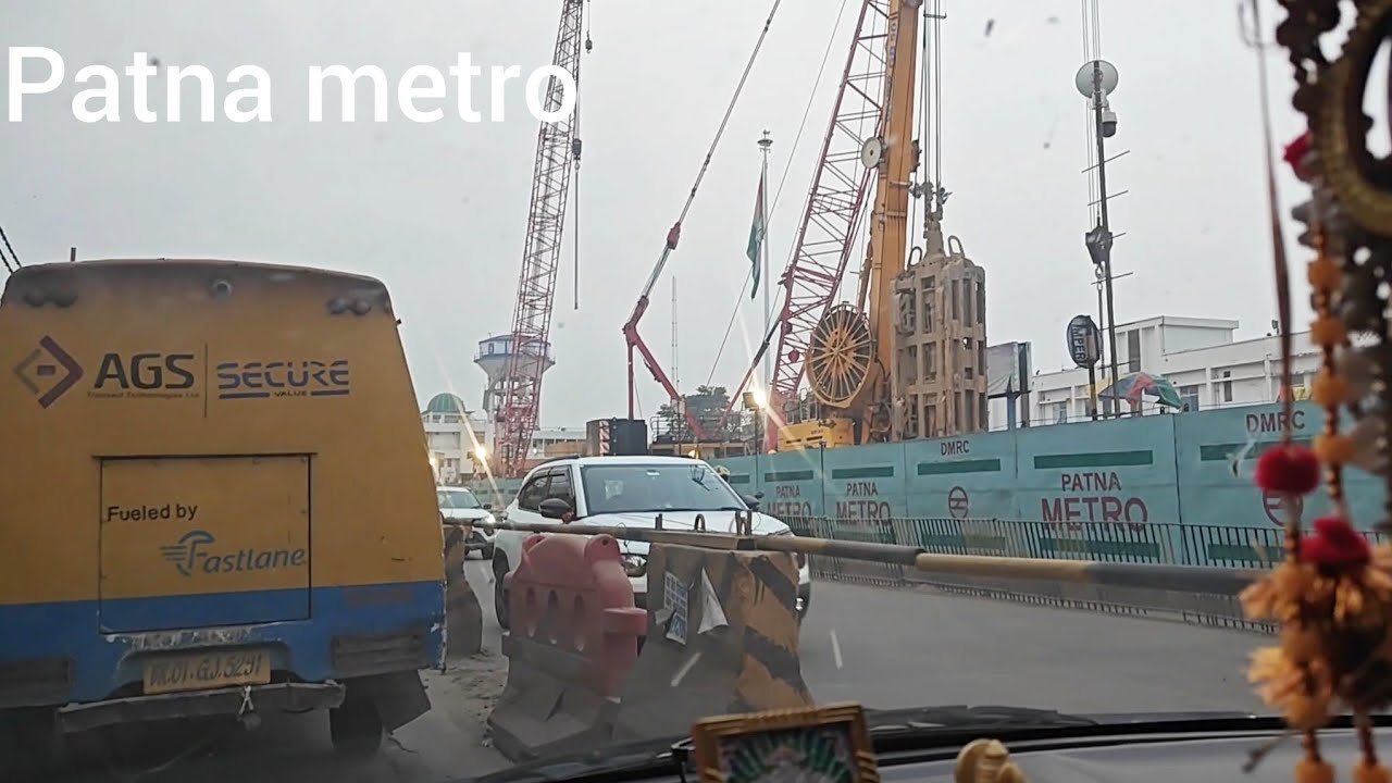 Patna metro current status and Patna city tour - YouTube