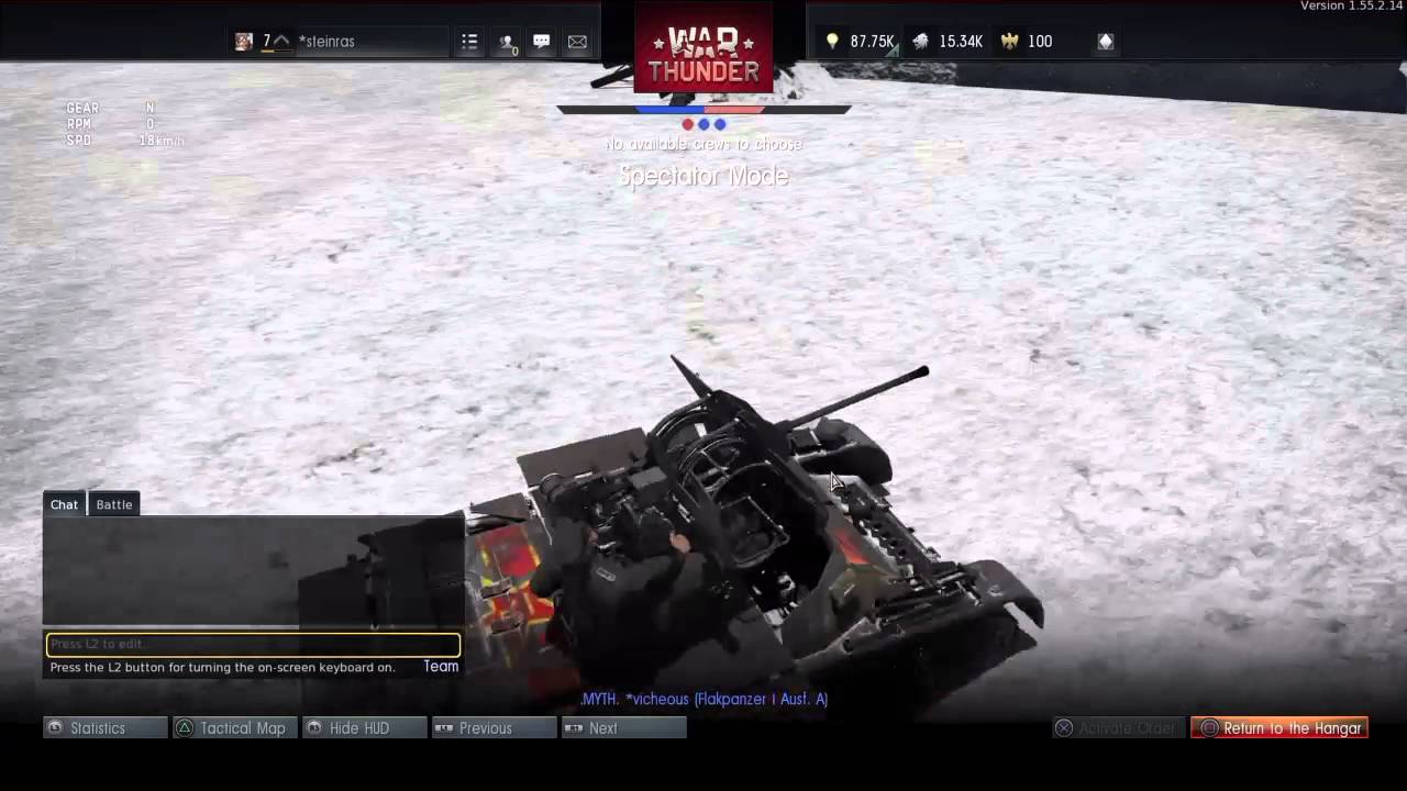 War Thunder, Lieutenant Gruber in his little tank - YouTube