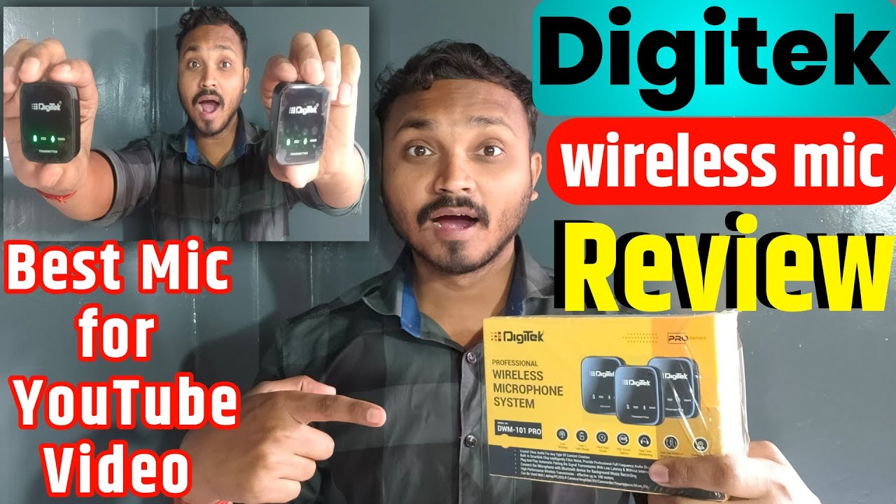 Digitek Wireless Mic Review | Best Wireless Mic for YouTube | Best Mic ...