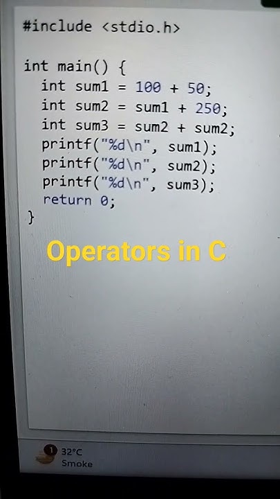 Operators In C Java Coding Coder Cprogramming Programming 👩‍💻👍 Youtube