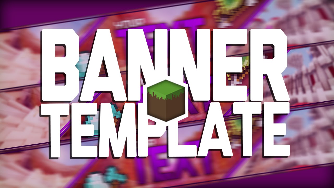 [FREE HD] MINECRAFT BANNER TEMPLATE! -=3=- - YouTube
