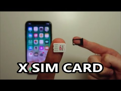 iPhone X SIM Card How to Insert or Remove