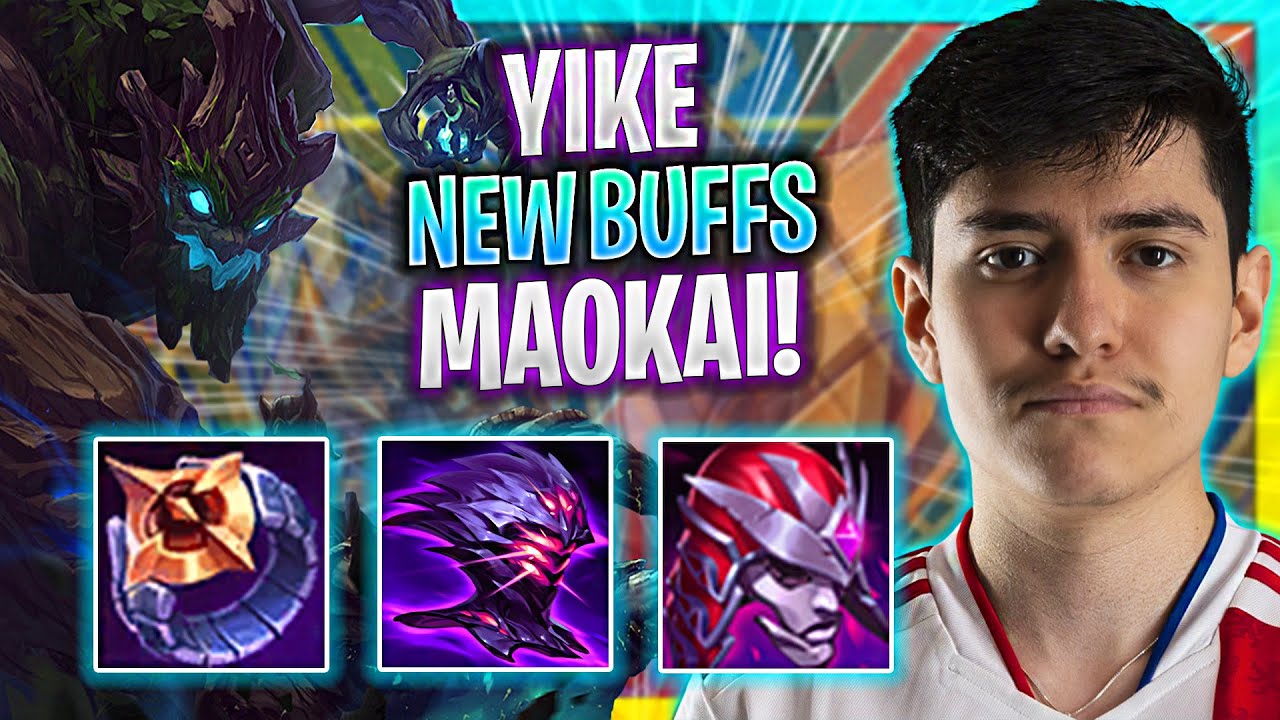 YIKE TESTING MAOKAI WITH NEW BUFFS! | G2 Yike Plays Maokai Jungle vs ...
