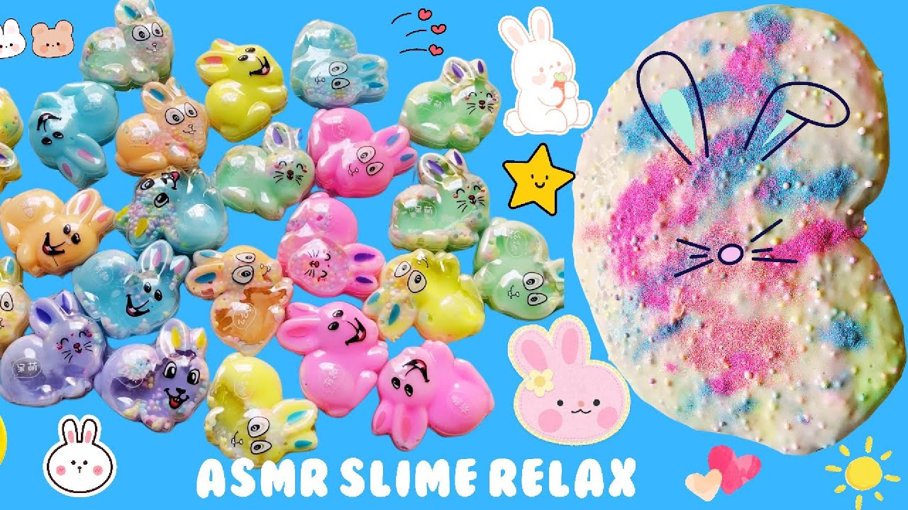 ASMR SLIME RELAX | Only $4 A SLIME RABBIT MILK TEA BOX| SLIME UNBOXING ...