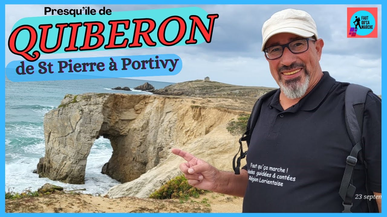 Presqu'ile de Quiberon ‐Randonnée de St-Pierre-Quiberon à Portivy. GR34 ...