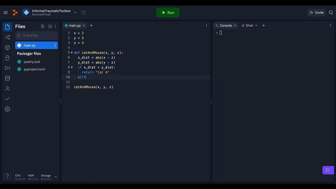 Hackerrank Cats and a Mouse - Python Solution - YouTube